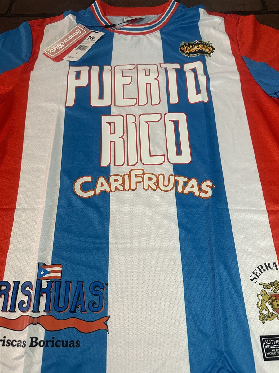 PUERTO RICO 1990 World Cup National Team Headgear Classics Soccer Jers ...
