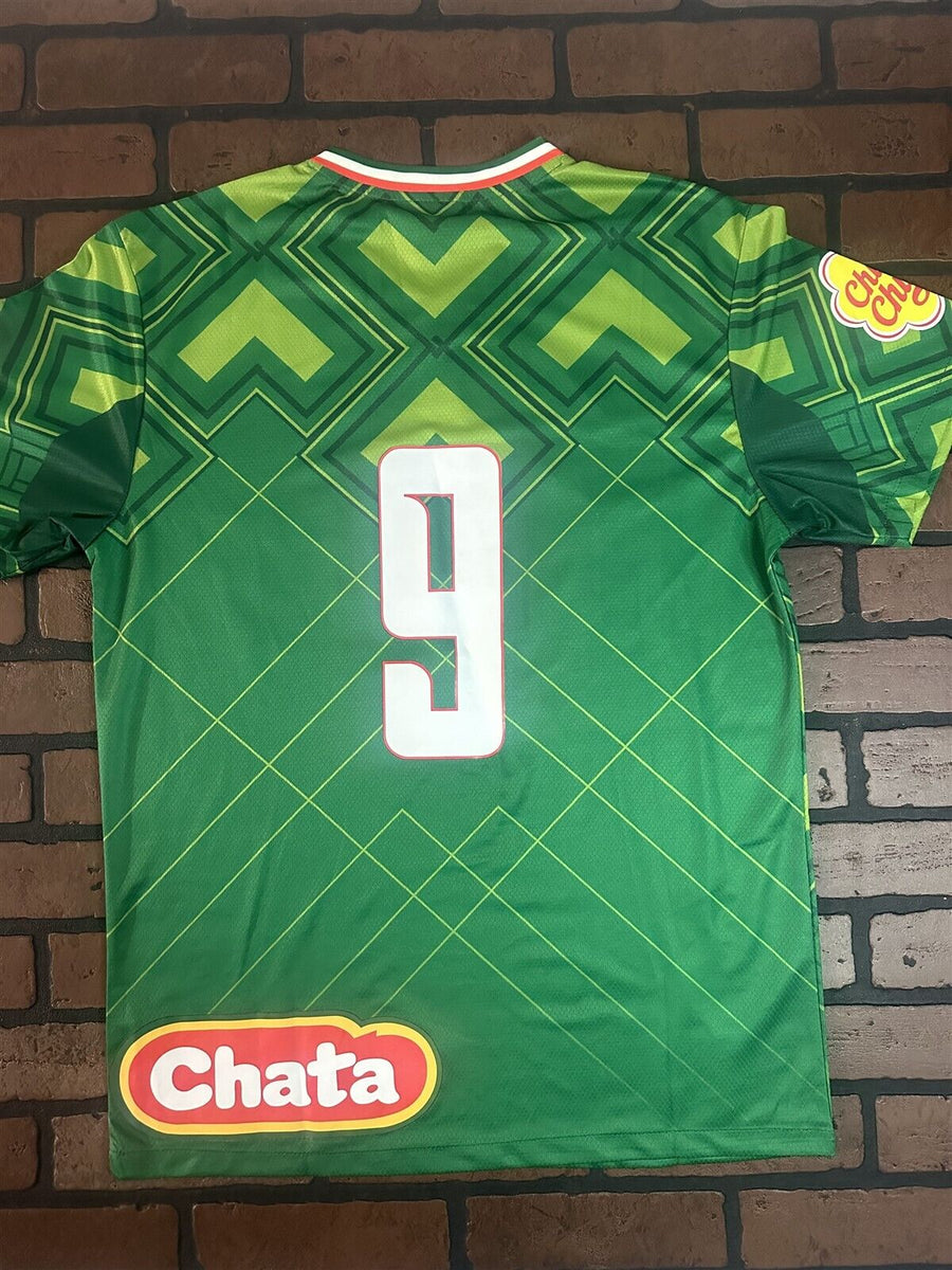 MEXICO 1990 World Cup National Team Headgear Classics Soccer Jersey~Ne ...
