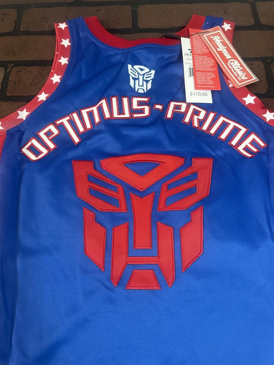 TRANSFORMERS / OPTIMUS PRIME Headgear Classics Basketball Jersey ~Neve ...